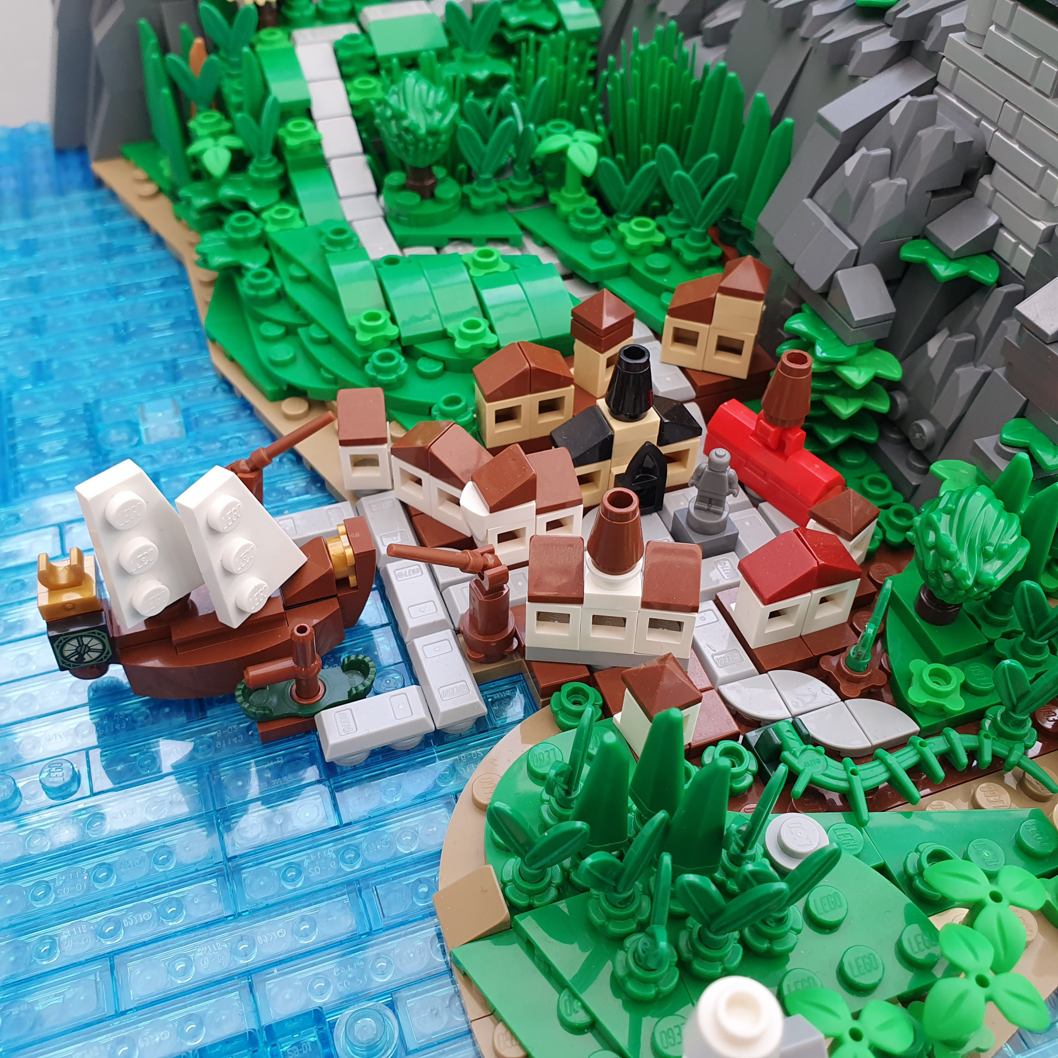 Fantasy Micro Landscape for Lego Stores Stockholm by Peter Ilmrud ...