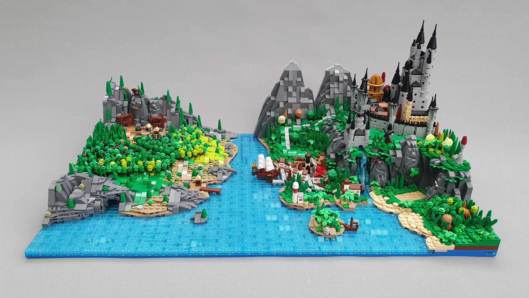 Micro landscape in Lego Store Box by Peter Ilmrud - Blockheads